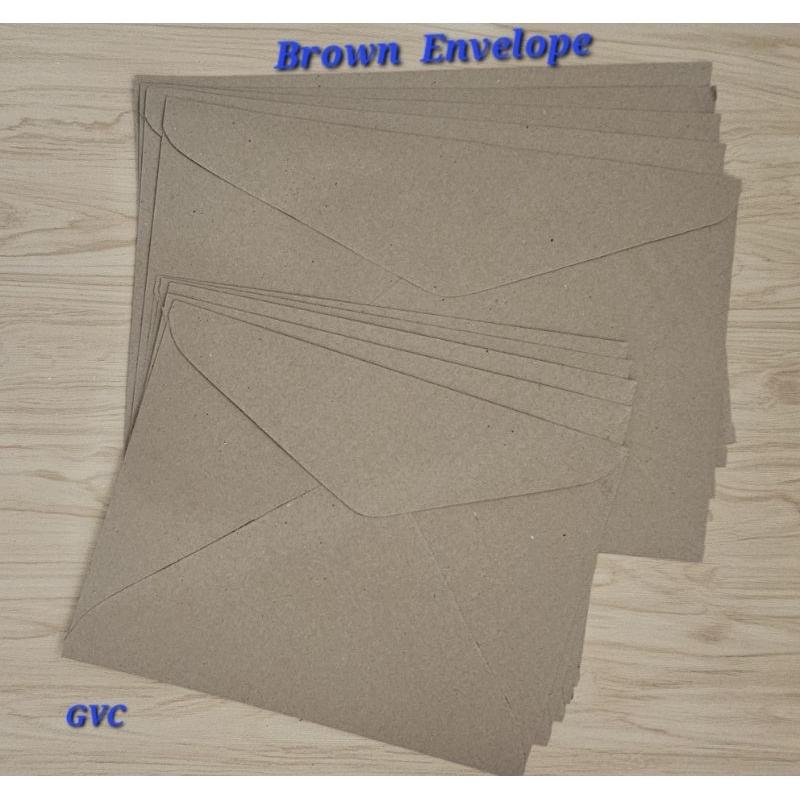I Choose Brown Envelope Short and Long - Pack of 5 and 10 - 150 lbs ...