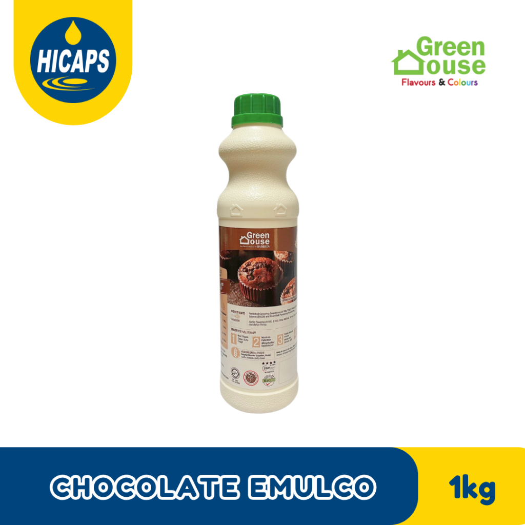 Hicaps Green House Chocolate Emulco 1Kg (Flavor And Color) | Shopee ...