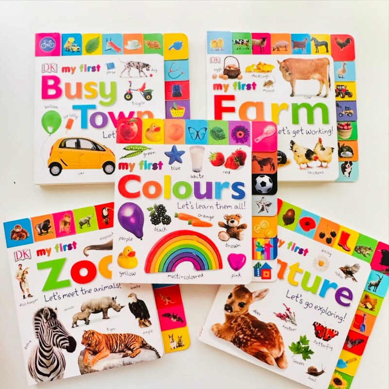DK: My First Tabbed Board Book Series | Shopee Philippines