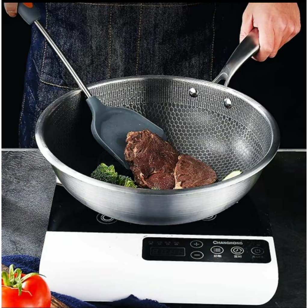 32cm Frying Pan Stainless Steel Non StickFrying Pan Induction Pan ...