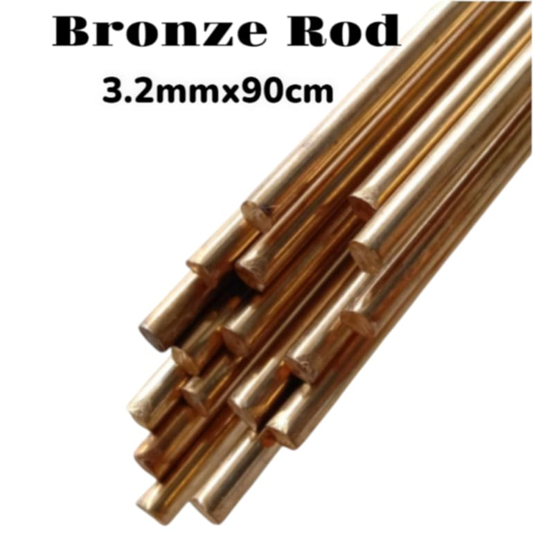 BRONZE Rod For Brazing Metals Welding Wire 3.0mm x 90cm length sold per ...