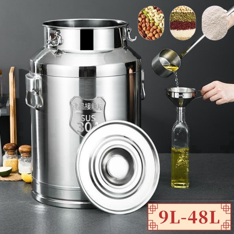 stainless rice dispenser aesthetic 25 kg /10kg/5kg/50kg capacity rice ...