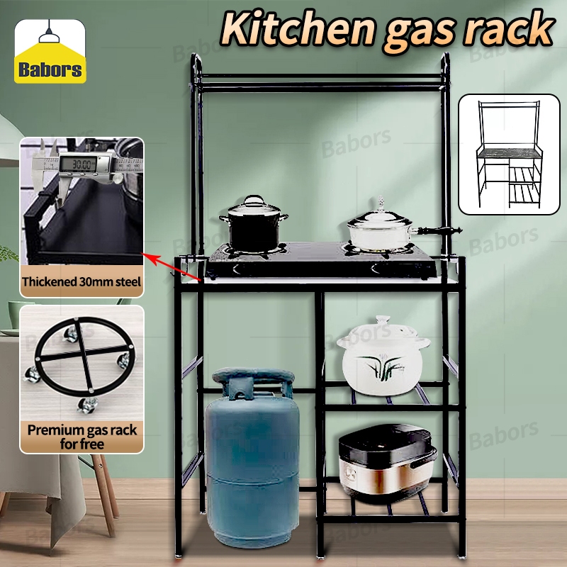Gas Stove Stand Rack Kitchen Heavy Duty Organizer Stainless Special ...