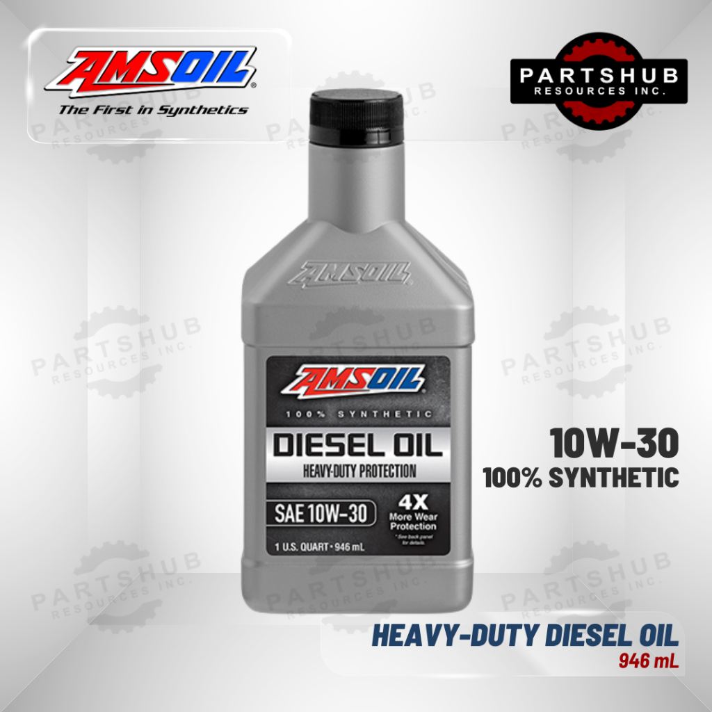 AMSOIL 10W-30 4X HEAVY-DUTY SYNTHETIC DIESEL OIL 946mL | Shopee Philippines