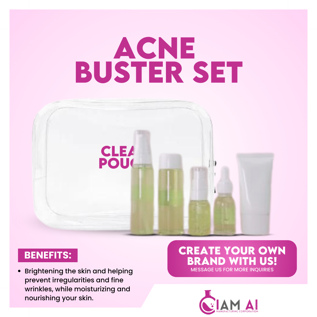 Acne Buster Set with Pouch | Shopee Philippines