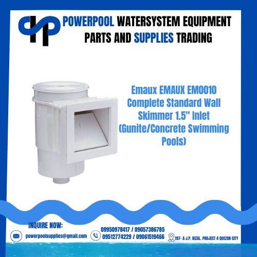 Emaux EMAUX EM0010 Complete Standard Wall Skimmer 1.5" Inlet (Gunite ...