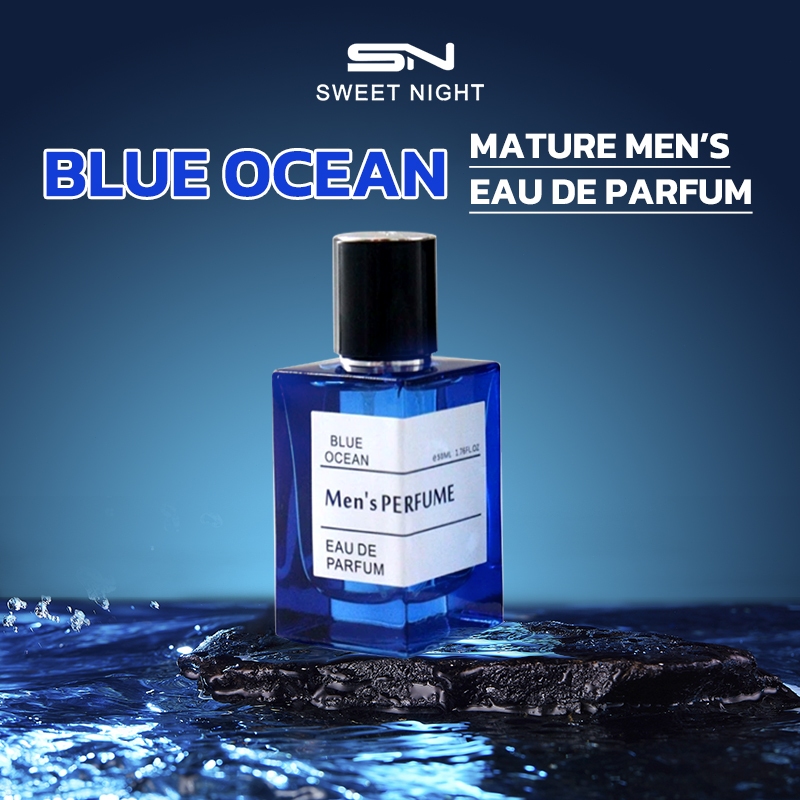 SWEET NIGHT BLUE OCEAN Men's Perfume - Fresh Masculine Aquatic ...