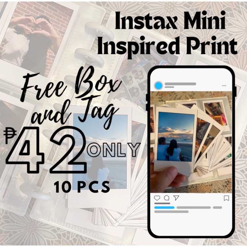 Instax Mini Inspired Print 10pcs | Shopee Philippines