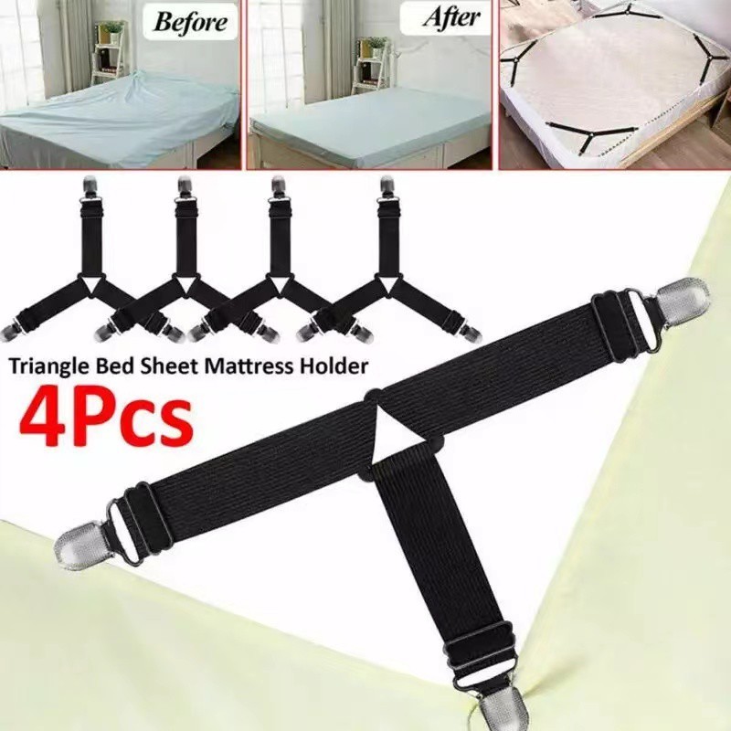 Bed Corner Holder Bed Sheet Fasteners Mattress Cover Clips Sheets ...