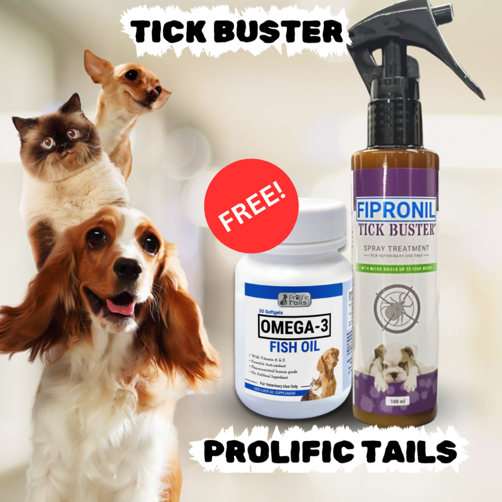 LKJ- Anti-garapata, kuto at pulgas Fipronil Tick Buster 100ml+ Less ...