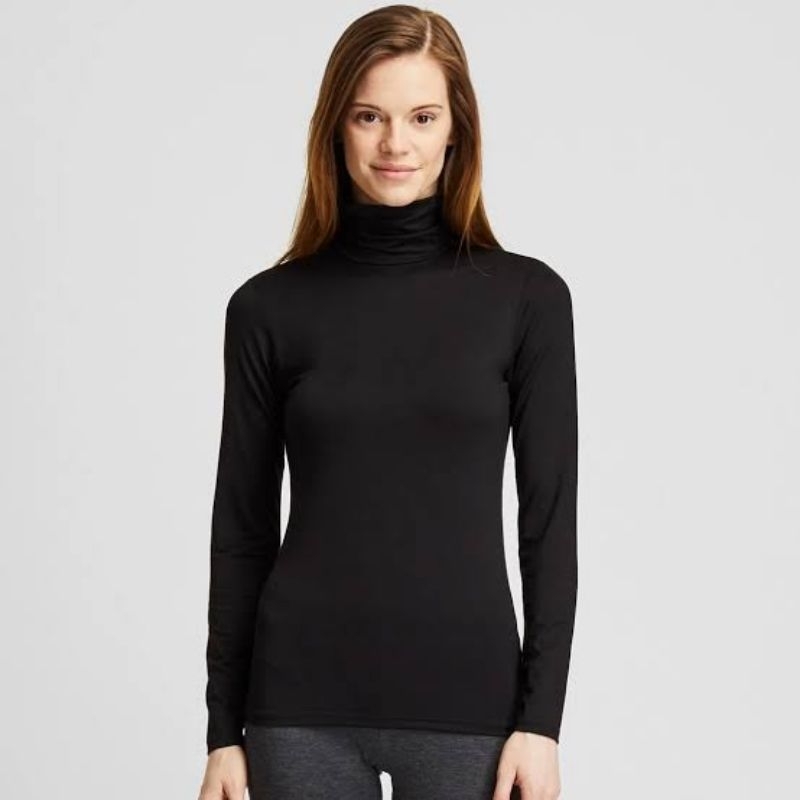 Heattech Ultra Light Turtle Neck | Shopee Philippines