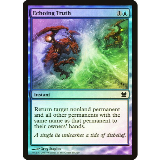 Echoing Truth MTG - Modern Masters (Normal Foil) | Shopee Philippines