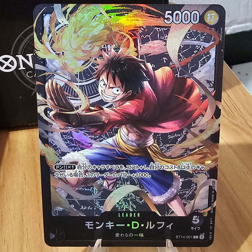 ONE PIECE ST14-001 LEADER LUFFY | Shopee Philippines