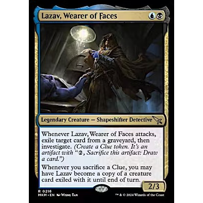 MTG - Lazav, Wearer of Faces (MKM) | Shopee Philippines