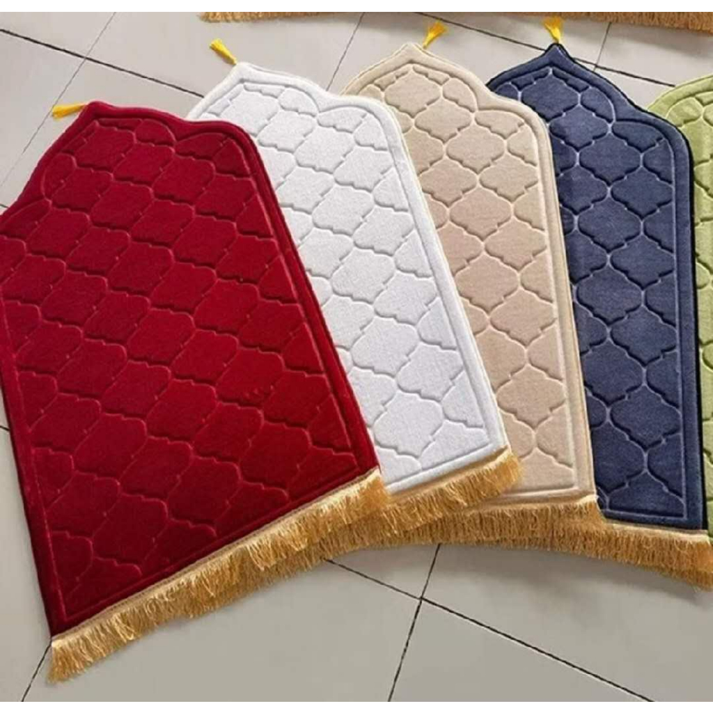 PLAIN SAJADA MUSLIM PRAYER MAT CARPET RUG PRAYERMAT | Shopee Philippines