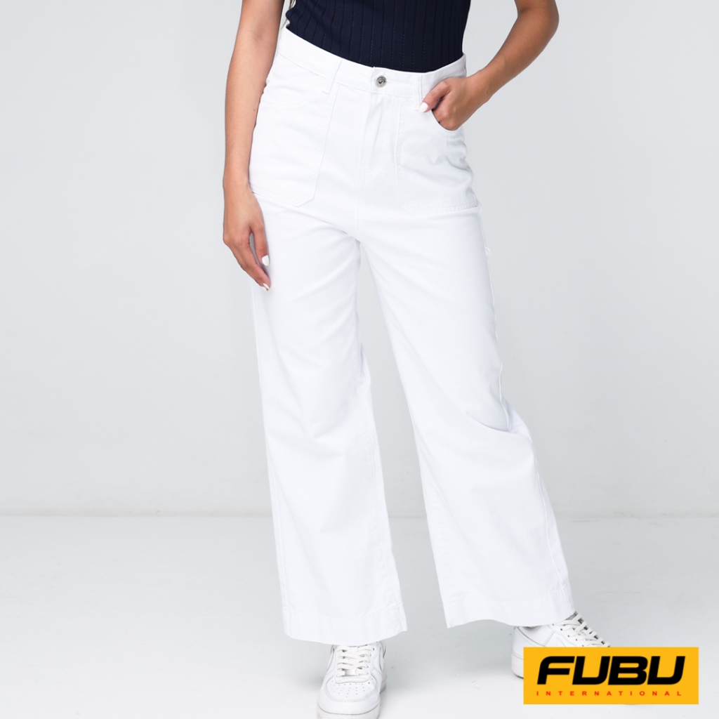 Fubu Girls Denim Wide Leg Long Pants High Waist QGB38-0015 | Shopee ...