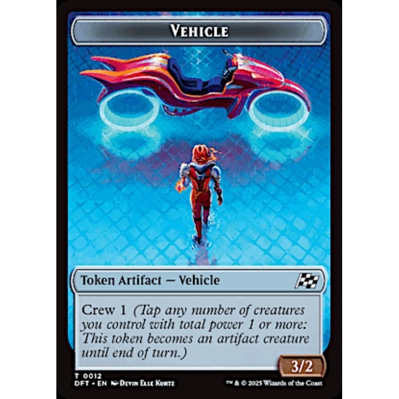 Vehicle // Pilot (double-face token) - DFT - Common - MTG Cards (WotC ...