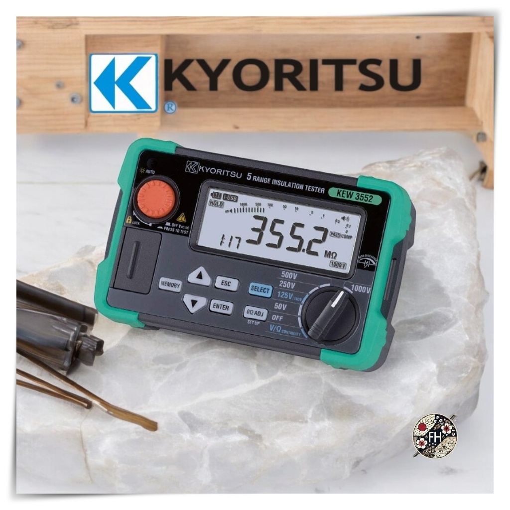 Kyoritsu Bluetooth Smart Equipped 6-Range Insulation Resistance Tester ...