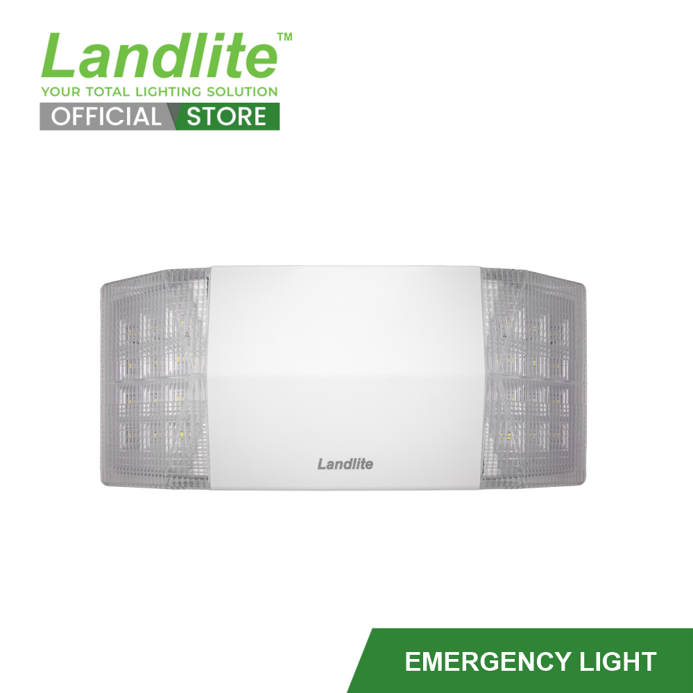 Landlite Emergency Lights (LEMER-02-2X1.5W DL) | Shopee Philippines