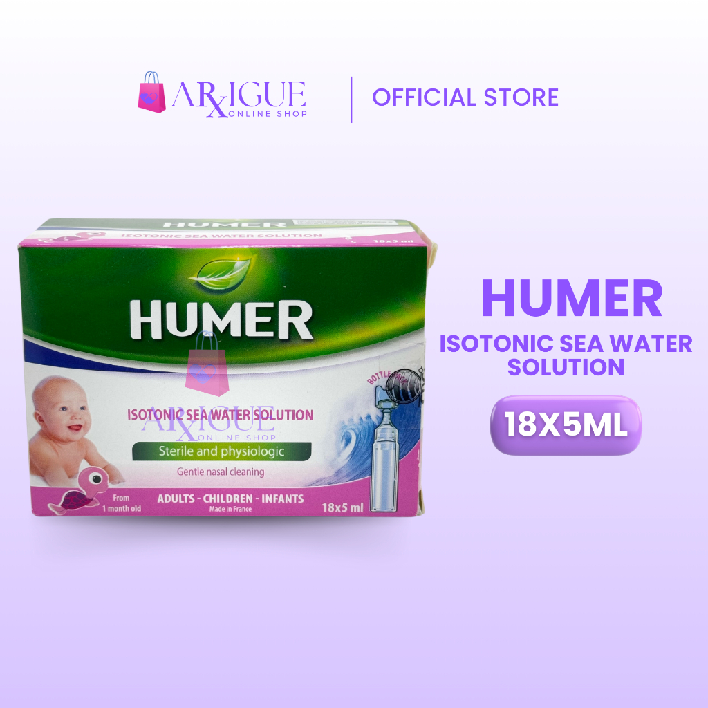 Humer Isotonic Sea Water Solution 1 BOX | Shopee Philippines
