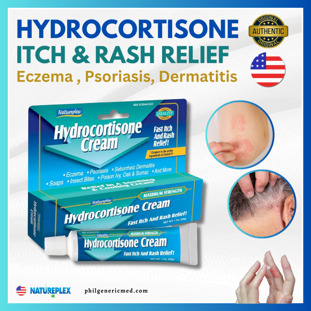 Natureplex Hydrocortisone Cream Fast Itch and Rash Relief | Shopee ...