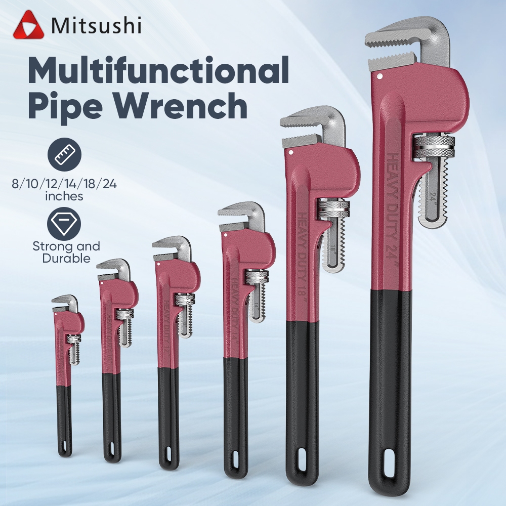 Mitsushi Pipe wrench suitable for various pipeline maintenance ...