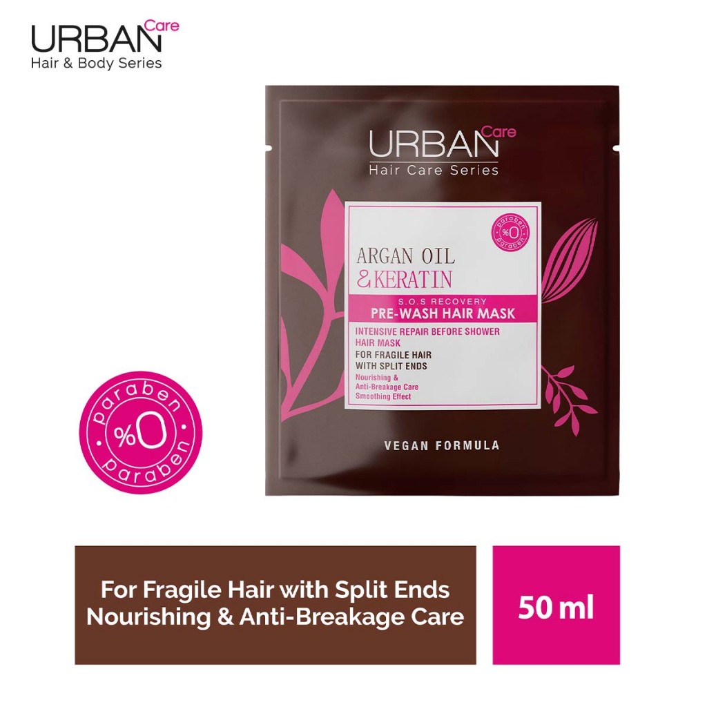 Urban Care Argan Oil & Keratin Pre-Hair Mask | Shopee Philippines