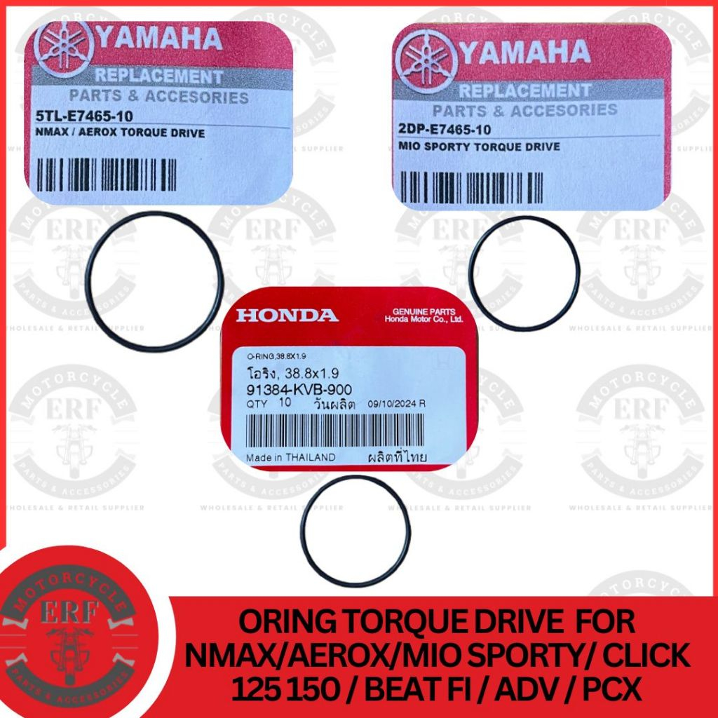 ORING TORQUE DRIVE OIL SEAL MIO SPORTY/NMAX AEROX/CLICK125/150/BEAT FI ...