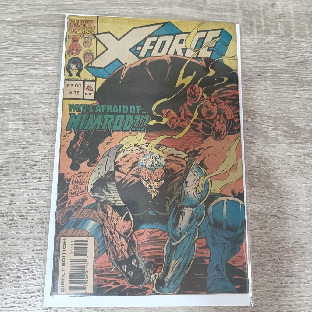 MKPI X-Force #35 GD/VG condition (tagalog komiks Marvel - coupon intact ...