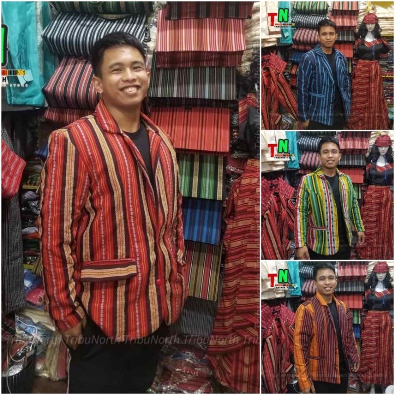Inabel Blazer Igorot Men Modern Attire | TribuNorth (COD) | Shopee ...