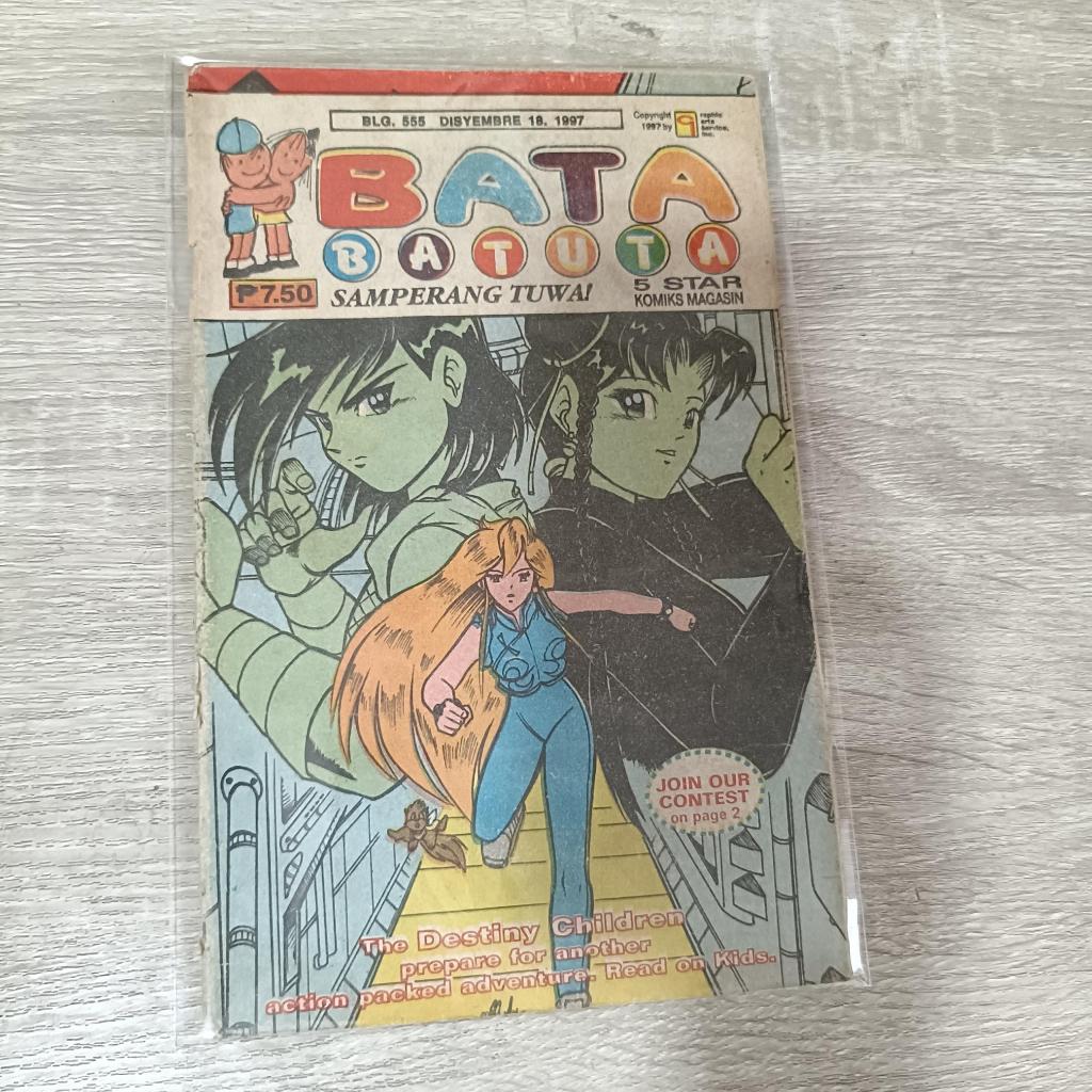 Bata Batuta #555 Disyembre 18, 1997 Tagalog / Filipino komiks | Shopee ...