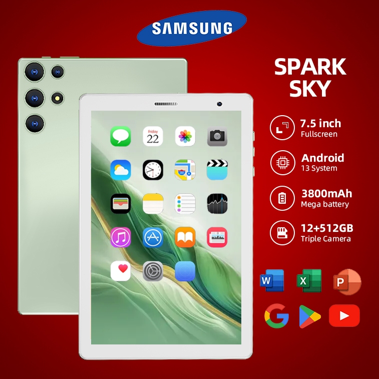 Samsung tablet SPARK SKY 7.5-inch 8GB+256GB learning tablets Android ...