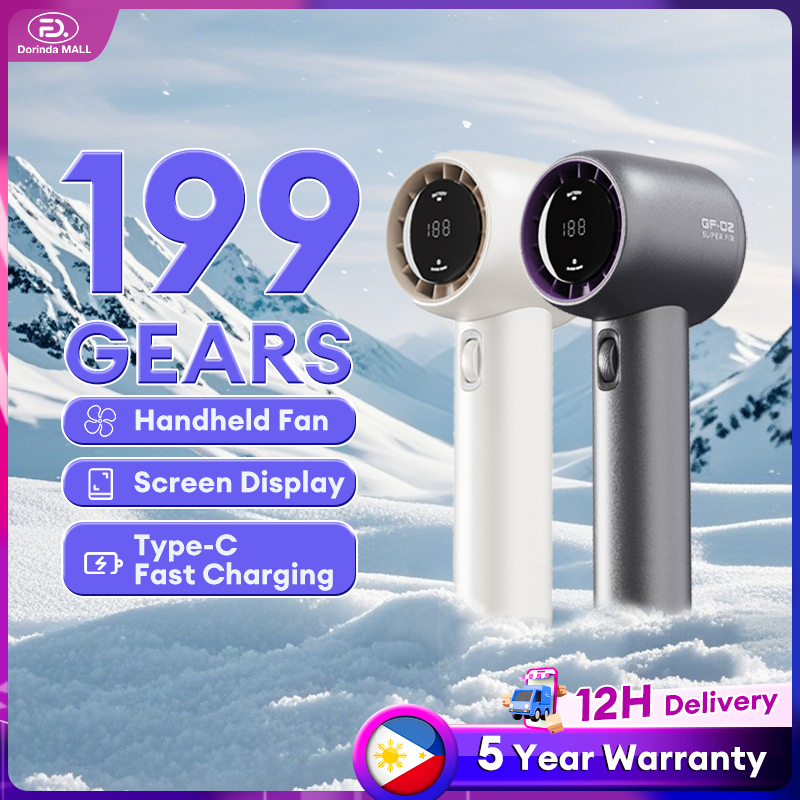 Tixx Handheld Fan High-speed 199 Gears Handy Fan USB Portable Fan ...