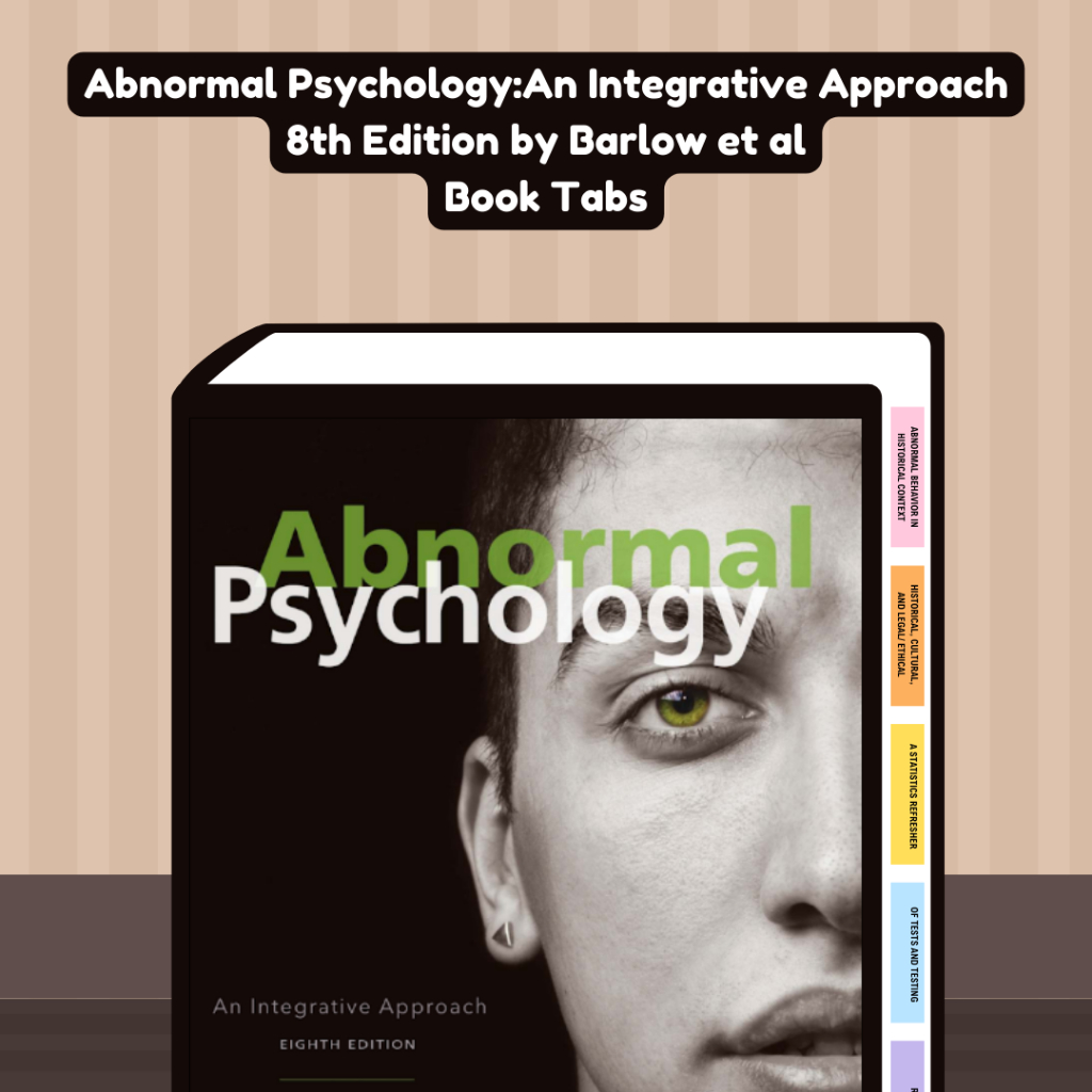 ABNORMAL PSYCHOLOGY BOOKS TABS I LABELS & STICKERS | Shopee Philippines