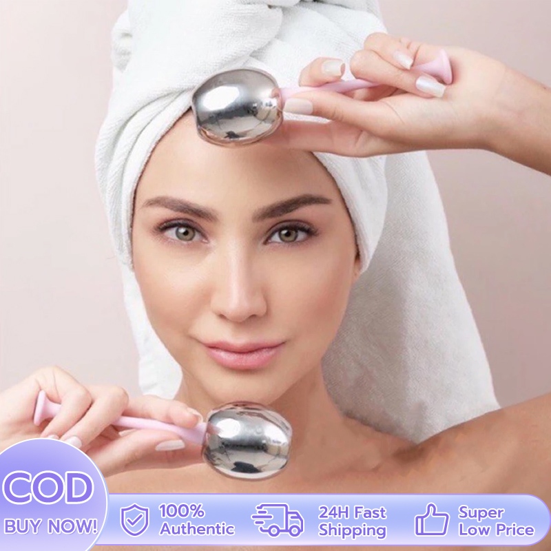 Freeze Tools Ice Globes Facial Skin Care Stainless Steel Massage Beauty ...