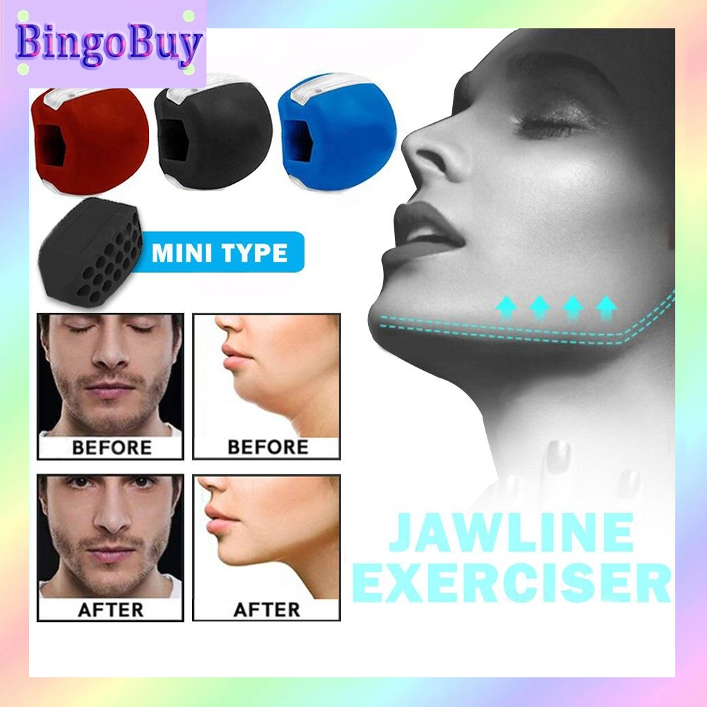 Silicone Jaw Exerciser Jawline Shaper Masseter Muscle Trainer Face ...
