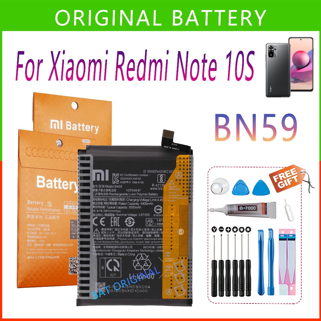 BN59 5000mAh Original Replacement Battery For Xiaomi Redmi Note 10S ...