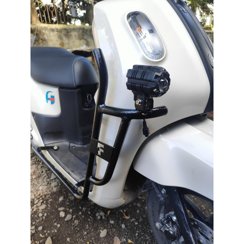 NEW ITEM HONDA FAZZIO CRASH GUARD WITH BUILT IN LED BRACKET WITH CNC ...