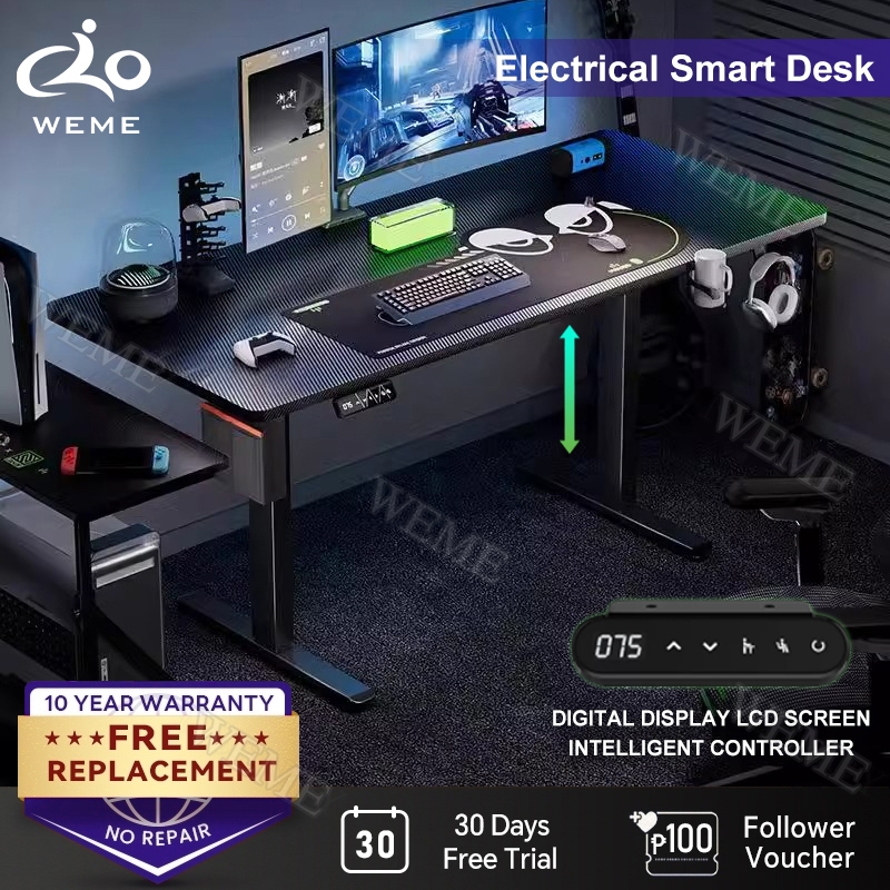 Elevating Computer Desk Carbon Fiber Electric Elevating Table ...