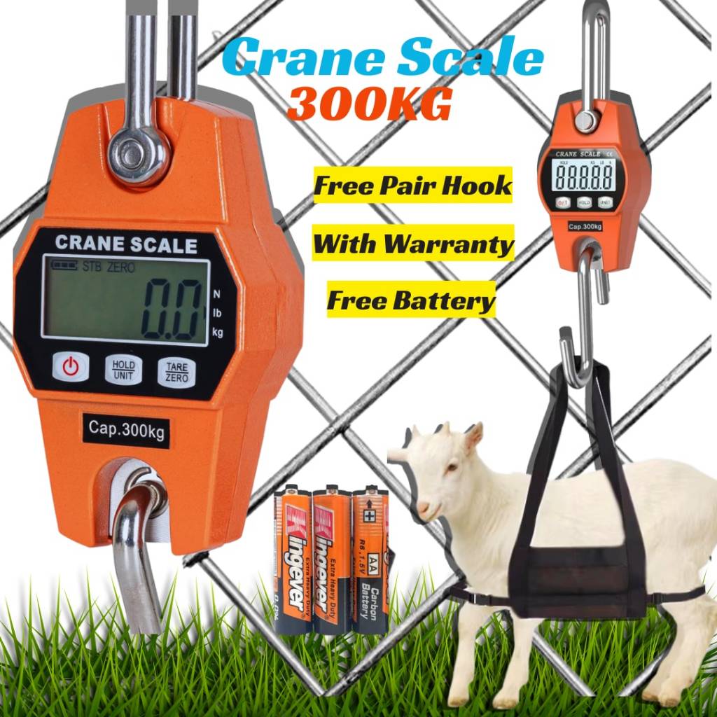 300kg Crane Scale digital kiluhan kiluhan ng baboy digital na kiluhan ...