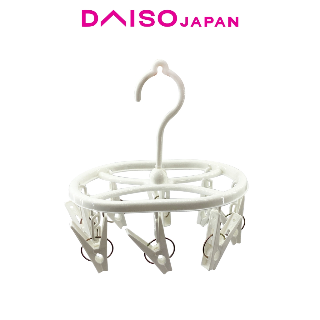 Daiso Antibacterial Washing Hanger (8 pinches) | Shopee Philippines