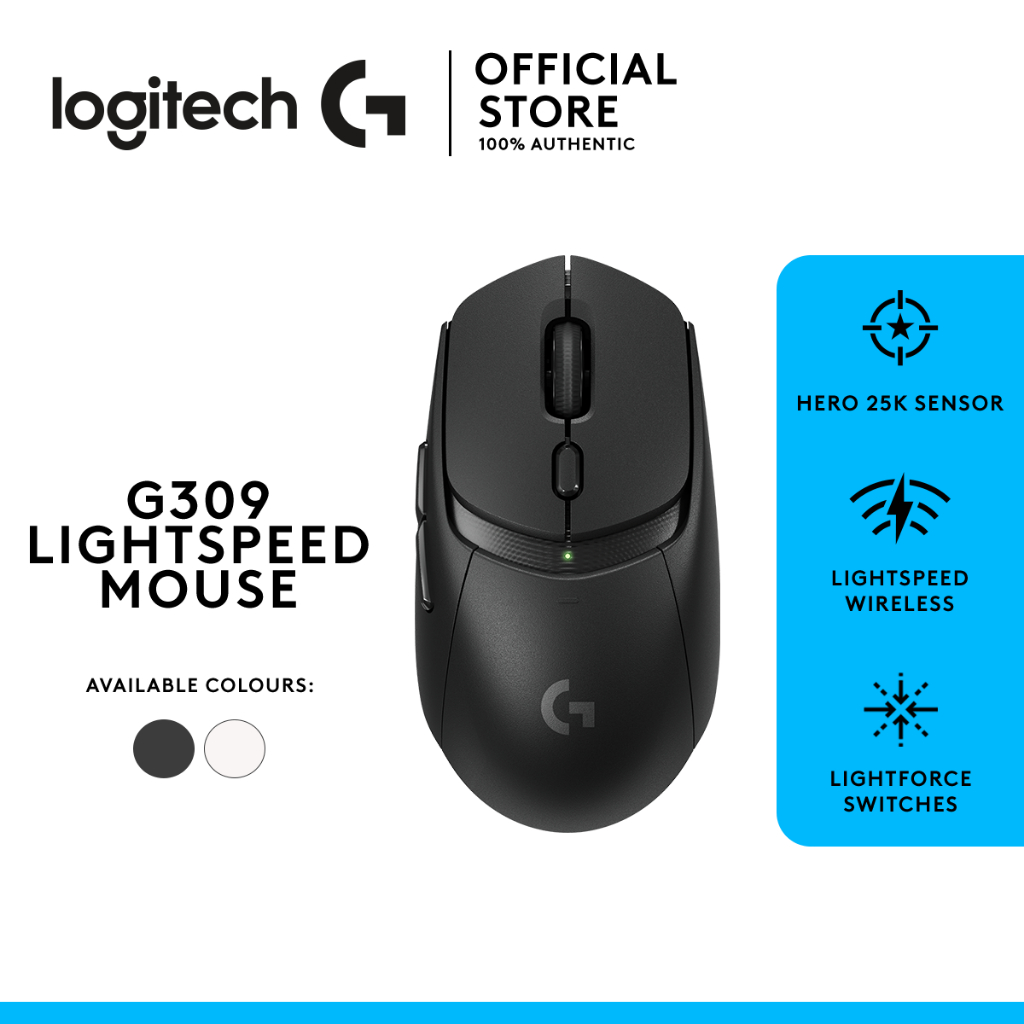 Logitech Gaming Mouse G309 Lightspeed Hero 25K Bluetooth Wireless ...