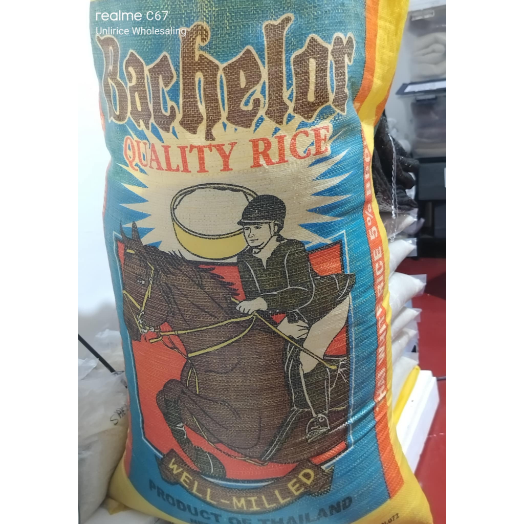 10 kg Bachelor Thai Rice (REPACKED IN WHITE SACK)Maalsa Bigas, Long ...