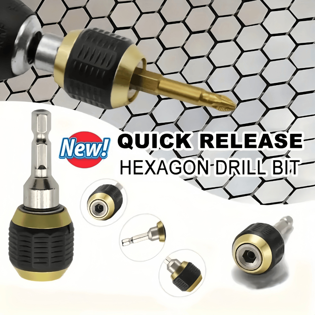 1pcs Screw Drill,Quick Change Lock,Magnetic Drill Bit Extender,Drill ...