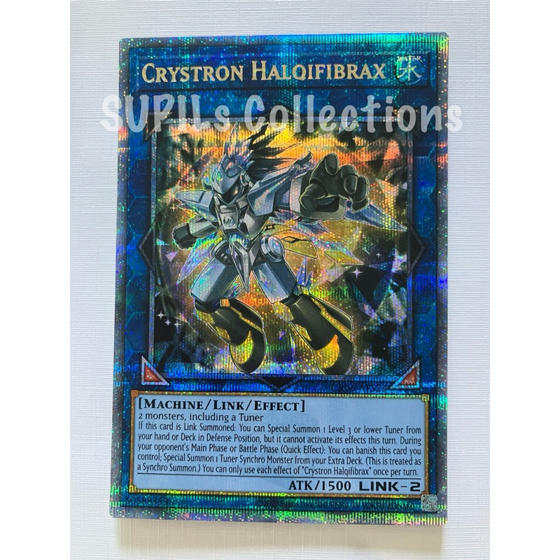 YuGiOh! OCG AE Crystron Halqifibrax CR06-AES24 (QCSeR) | Shopee Philippines