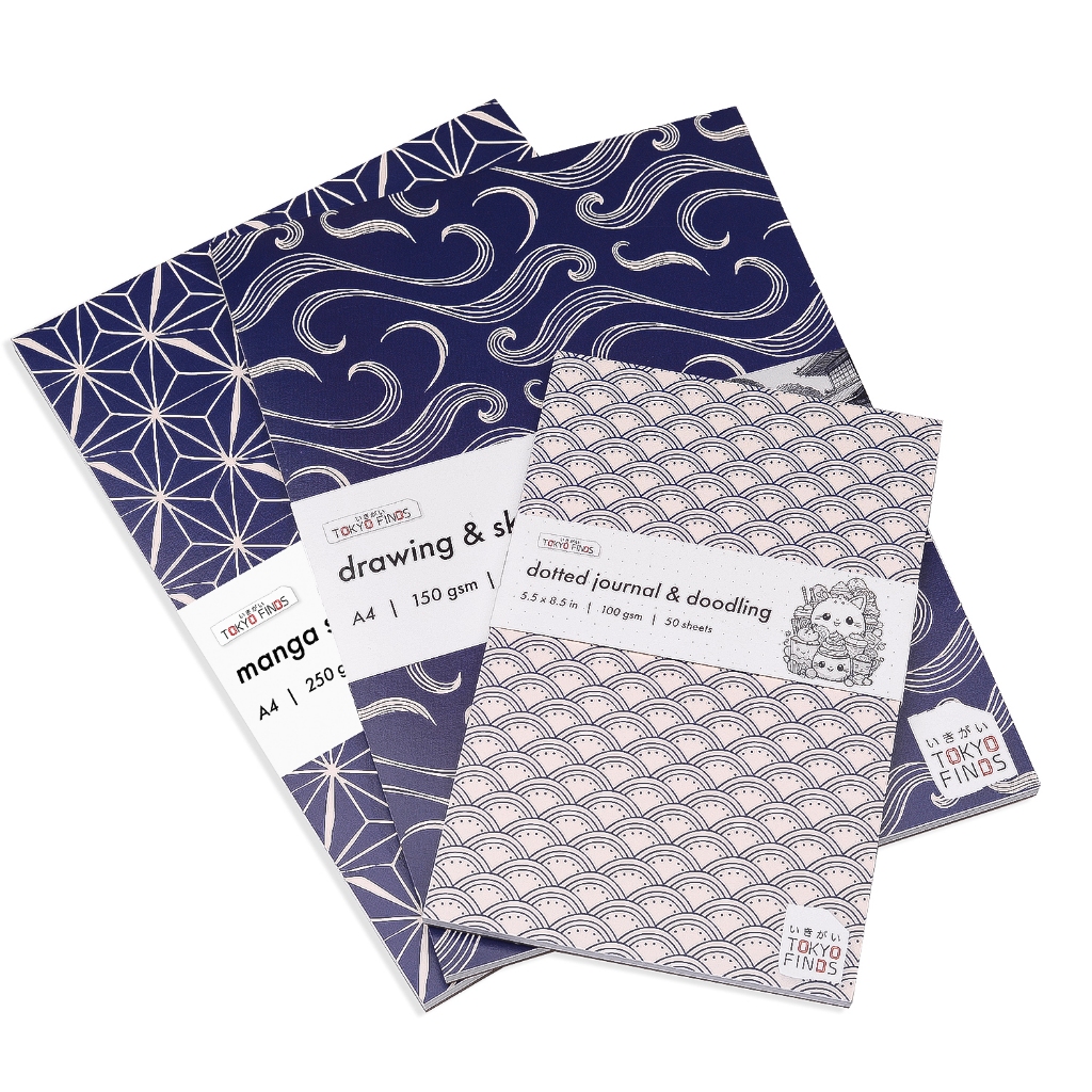 Tokyo Finds Sketch Pad & Dotted Journal | Shopee Philippines