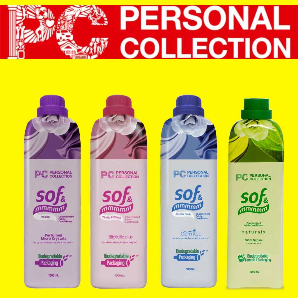 PC PERSONAL COLLECTION SOF FABCON 1000ML | Shopee Philippines