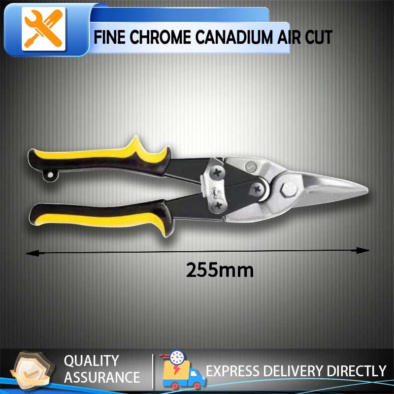 MMT Professional Straight Aviation Tin Snips Heavy Duty Sheet Metal ...