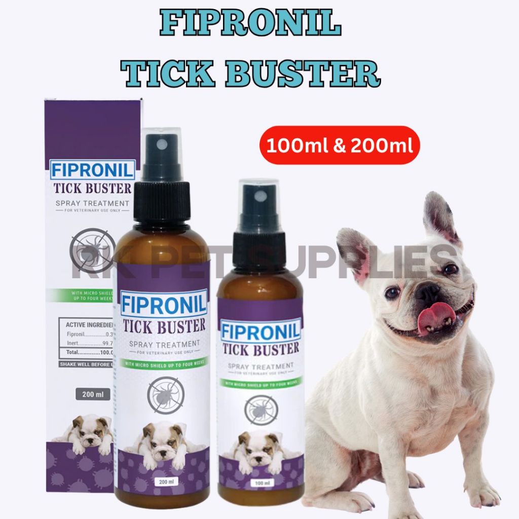 100ml & 200ml Tick Buster Anti Tick and Flea Spray Your Pets Protector ...