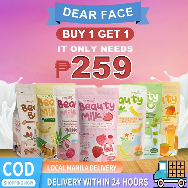 DEAR FACE Beauty Milk Premium Japanese Collagen Drink FDA Approved 10 ...